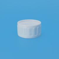 China 38/410 White Plastic Screw Cap Makeup Remover Water Bottle Cover for sale