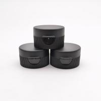 China 28MM Matte Surface Plastic Flip Top Cap For Skin Care Products Bottle for sale