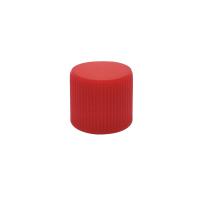 China 15/410 Trial Bottle 15MM Red Ribbed Screw Vial Cap for sale