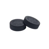 China Child Resistance 53/400 Black Bottle Cap With English Characters On Top for sale