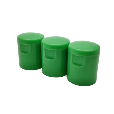 China Conditioner Bottle 22/415 Plastic Flip Top Cap 22MM Green for sale
