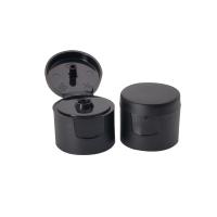 China Black 20/410 Plastic Flip Top Cap For Hand Washing Bottle for sale