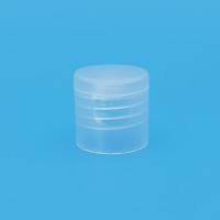 China Transparent 20/415 Frosted Flip Top Cap For Shower Gel Bottle for sale