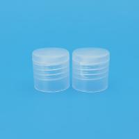 China Transparent 20/415 Frosted Flip Top Cap For Shower Gel Bottle for sale