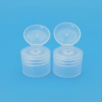 China Dome Cosmetic 24/410 Frosted Surface Plastic Flip Top Cap for sale