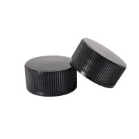 China Medicine Bottles 28/405 Plastic Screw Cap With Stripe Edge for sale