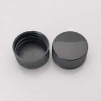 China Medicine Bottles 28/405 Plastic Screw Cap With Stripe Edge for sale