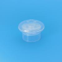 China 24MM Transparent Mushroom Shape Plastic Flip Top Cap for sale