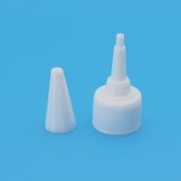 China 18 MM Twist Off Top Nozzle Lid Custom Color Plastic Twist Top Cap for sale