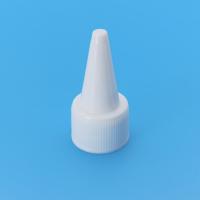 China 18 MM Twist Off Top Nozzle Lid Custom Color Plastic Twist Top Cap for sale