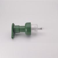 China PET 30/410 Lotion Bottle Green Plastic Pressure Pump for sale