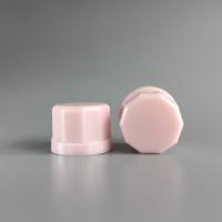 China 18MM Pink Plastic Screw Cap With Corners 18/410 Lotion Bottle Cover for sale