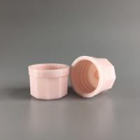 China 18MM Pink Plastic Screw Cap With Corners 18/410 Lotion Bottle Cover for sale