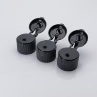 China 24MM Striped Side Plastic Flip Top Cap For Detergent Bottle for sale