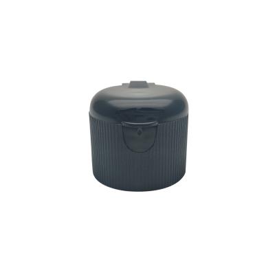 China 24MM Striped Side Plastic Flip Top Cap For Detergent Bottle for sale