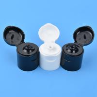 China Round Shape Plastic Top Flip Cap For Shampoo Cosmetic Bottle 24/415 Snap Top Cap for sale