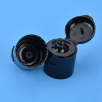 China Round Shape Plastic Top Flip Cap For Shampoo Cosmetic Bottle 24/415 Snap Top Cap for sale