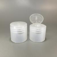 China Striped Side Liquid Soap Bottle Flip Top Cap 24/415 Shower Gel Dispensing Cap for sale