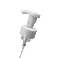 China 42/410 Safety Clip Plastic Foam Pump For Hand Sanitizer Bottle for sale