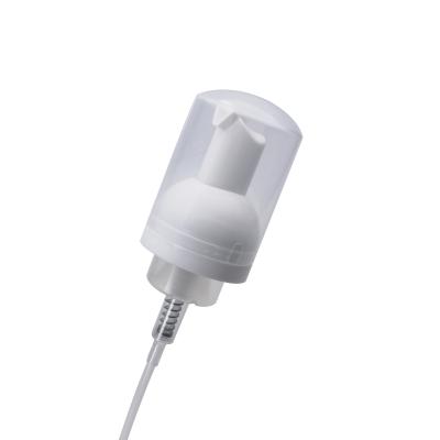 China Cosmetics 42MM Foaming Hand Soap Pump With Plastic Cover for sale