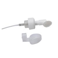 China 42MM Foam Soap Dispenser Pump Plastic Bumb With Silicone Brush for sale
