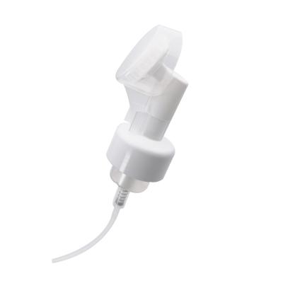 China 42MM Foam Soap Dispenser Pump Plastic Bumb With Silicone Brush for sale