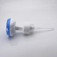 China Custom Flower Shaped Plastic Foam Pump Blue Facial Skin Care Cleansing for sale