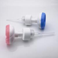 China Custom Flower Shaped Plastic Foam Pump Blue Facial Skin Care Cleansing for sale