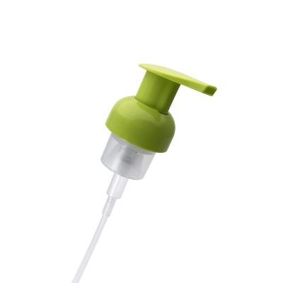 China Green Liquid Soap Dispensing 40MM Plastic Foam Pump for sale