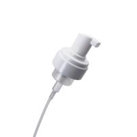 China White Plastic Liquid Dispenser Pump With Protective Clip 43MM Press Pump for sale