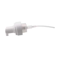 China White Plastic Liquid Dispenser Pump With Protective Clip 43MM Press Pump for sale