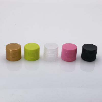 China 20MM Plastic Flip Top Cap Glass Bead Shape Bottle Cap Body Care for sale