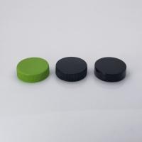 China Smooth Striped Surface Plastic Bottle 38MM Screw Cap for sale