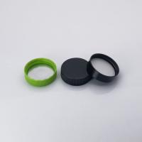 China Smooth Striped Surface Plastic Bottle 38MM Screw Cap for sale