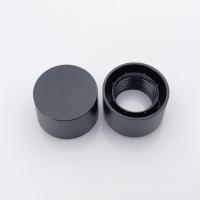 China Wholesale 24/410 Plastic Screw Cap Matte surface black Double Wall Screw Cap for sale
