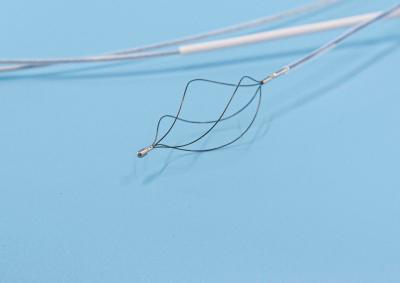 China Stone Endoscopy Retrieval Basket Silver Round Shape For Endoscopic Stone Extraction for sale