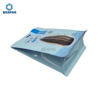 China Recyclable Printed Laminated 200 Micron Flat Bottom Pouches for sale