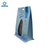 China Recyclable Printed Laminated 200 Micron Flat Bottom Pouches for sale