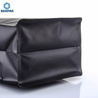 China Printed k Flat Block Bottom 250g Coffee Valve Bags for sale