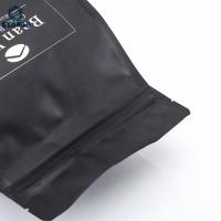 China Printed k Flat Block Bottom 250g Coffee Valve Bags for sale
