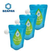 China Aluminum Foil 10 Colors Printing  Stand Up Liquid Pouches for sale