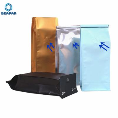 China 150g Flat Bottom Coffee Bags for sale