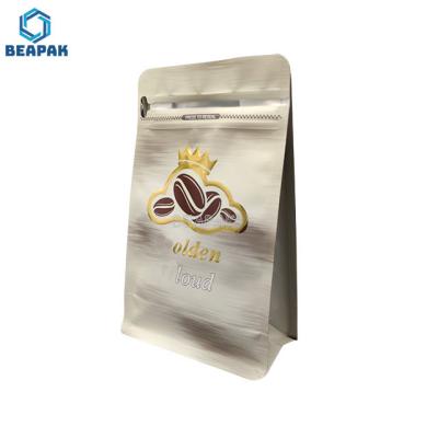 China Gravure printing Eco Laminated 750g Flat Bottom Pouches for sale