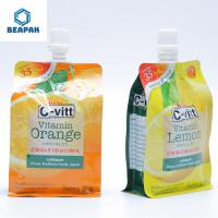 China Eco Friendly Stand Up 200 Micron Custom Spout Pouches for sale
