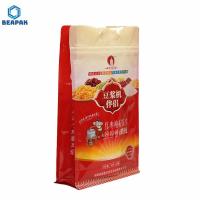 China Stand Up Zipper Flat Bottom 150g Coffee Bags With Valve for sale