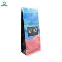 China 1kg k Aluminum Foil Flat Bottom Coffee Bags With Valve for sale