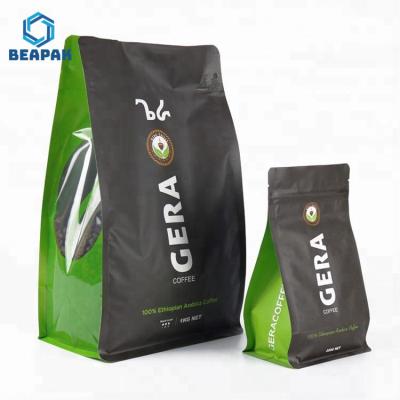 China Moisture Proof 1kg Stand Up Zipper Coffee Bean Pouch Bag for sale