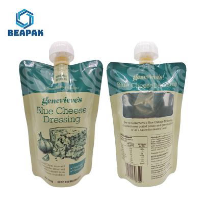 China Custom Reusable Stand Up Drink Pouch With Spout for sale