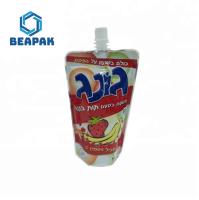 China Custom Reusable Stand Up Drink Pouch With Spout for sale