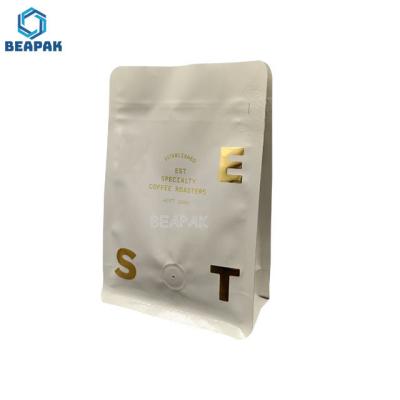 China High Barrier Foil Matte Eco Friendly Foil Coffee Bags for sale